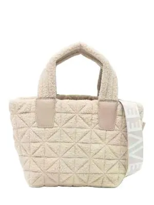 VEECOLLECTIVE Quilted Tote Bag - Neutrals