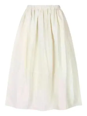 STUDIO TOMBOY Creased Midi Skirt - Neutrals