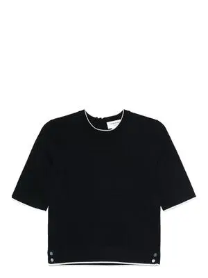 Thom Browne Textured Wool T-shirt - Blue