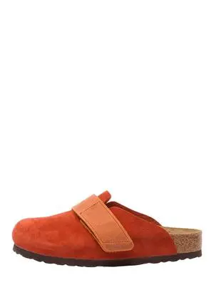 BIRKENSTOCK Loma Slip On Clog - Rust Brown Suede