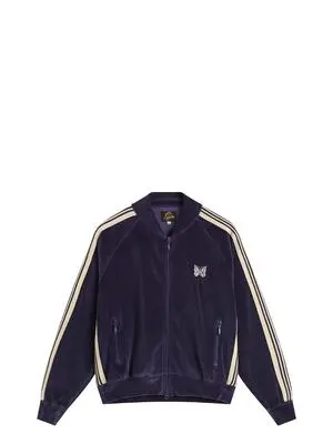 Needles Rib Collar Track Jacket - Navy