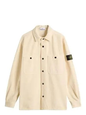 Stone Island Corduroy Overshirt Ivory