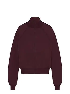 Nike X Skims Matte Tricot Track Jacket - Currant