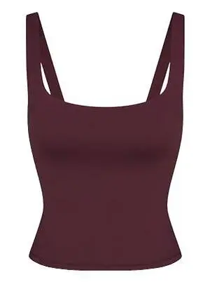 Nike Nike X SKIMS Matte Square Neck Tank Currant
