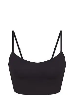 Nike X Skims Matte Cami Bra Top - Obsidian