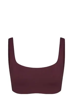 Nike X Skims Matte Scoop Neck Bra - Currant