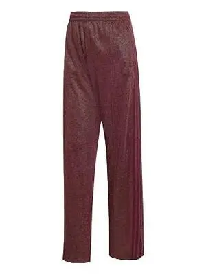 Adidas Lurex Firebird Track Pants Maroon/gold Metallic