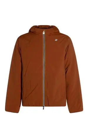 K-WAY Nylon Jack Casual Jacket Orange Adobe