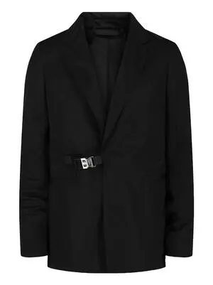 Givenchy 4g Buckle Slim Fit Unconstructed Jacket - Black