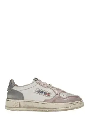 AUTRY Autry Medalist Low Super Vintage Sneakers White/rose/blackboard