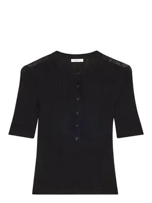 A.L.C. Fisher Fine Merino Top - Black