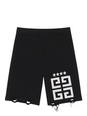 Givenchy 4g Stars Bermuda Shorts - Black/white