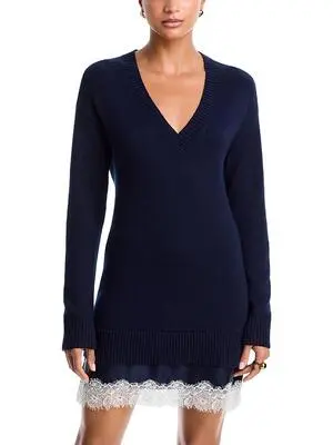 Cinq À Sept Simona Knit Dress - Navy/navy