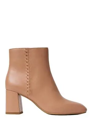 Jack Rogers Augustine Block Heel Booties Cafe Au Lait