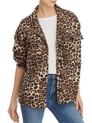 ANINE BING Flynn Jacket - Leopard
