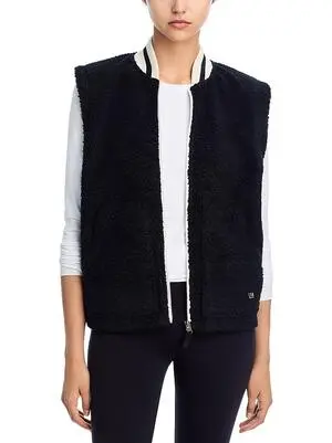 Splits59 Aster Sherpa Vest - Black