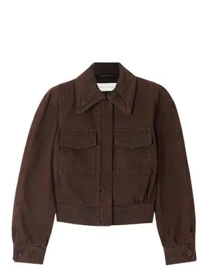 Dries Van Noten Denim Trucker Jacket - Brown
