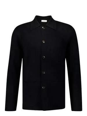 PIACENZA CASHMERE 1733 Button-up Pocket Jacket - Black