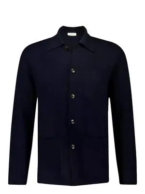 PIACENZA CASHMERE 1733 Button-up Wool Jacket - Blue