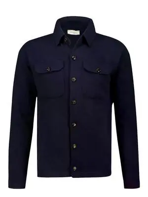 PIACENZA CASHMERE 1733 Button-up Pocket Shirt - Blue