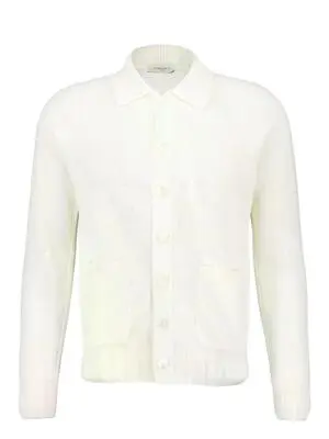 PIACENZA CASHMERE 1733 Knitted Button-front Cardigan - White