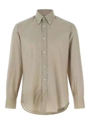 Brunello Cucinelli Check-pattern Shirt - Neutrals