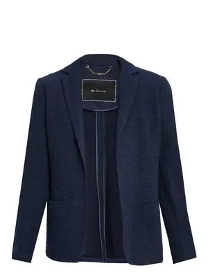 Kiton Cashmere-blend Open-front Jacket - Navy
