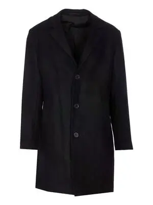 Nn07 Austin Button-closure Coat - Black