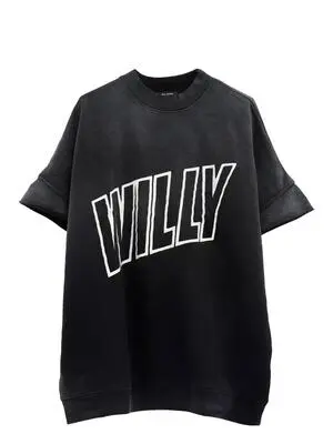 WILLY CHAVARRIA Logo-print T-shirt - Black