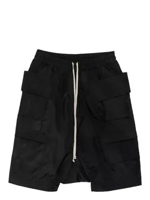 Rick Owens Cargo Drawstring Trousers - Black