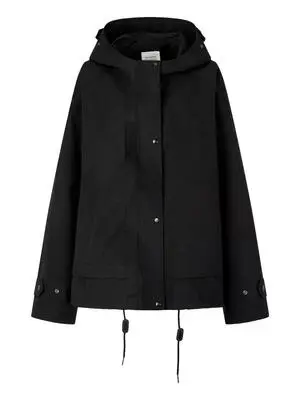 STUDIO TOMBOY Layered Hooded Jacket - Black