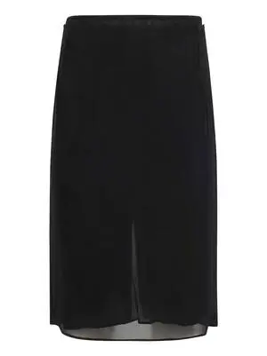 Marella Slit Skirt - Black