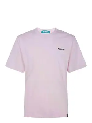 BARROW Logo-print T-shirt - Pink