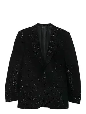 TOM FORD Embellished Two-button Blazer - Black