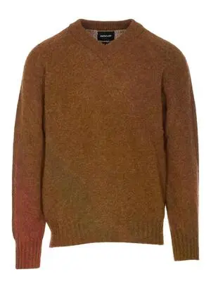 Howlin' V-Neck Future Memories Sweater Brown