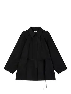 STUDIO TOMBOY Belted Shirt - Black