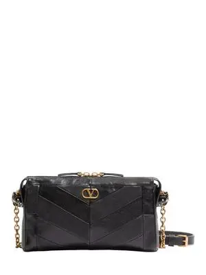 Valentino Garavani Panthea Small Shoulder Bag - Black