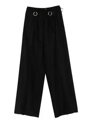 MEDEEA Ring-embellished Trousers - Black
