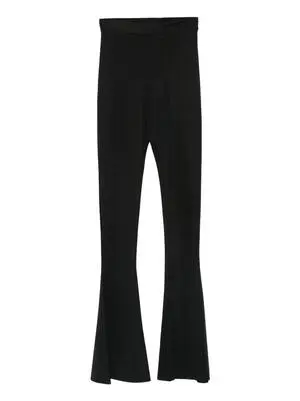 MEDEEA High-Waisted Flared Trousers