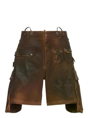 Dsquared2 Cargo Shorts - Brown