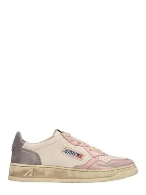 AUTRY Logo-patch Sneakers - Neutrals