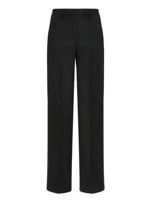 Incotex Belt Loops-detail Trousers - Black