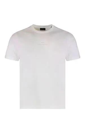 Paul & Shark Crew-neck Logo T-shirt - White