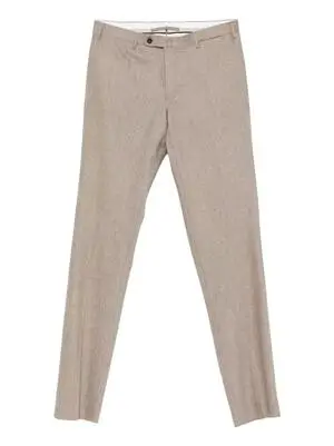 INCOTEX Pressed-Crease Trousers