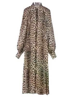 CRIDA MILANO Animal-print Dress - Brown