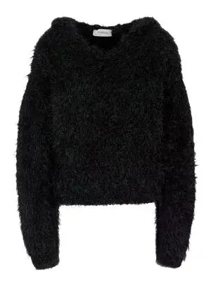 Sportmax Long-sleeve V-neck Sweater - Black
