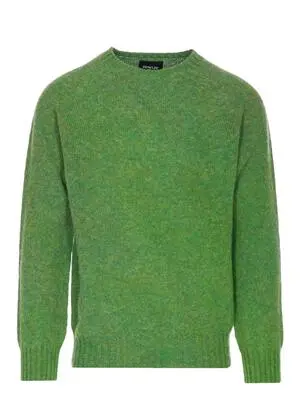 Howlin' Crew-neck Wool Sweater - Green