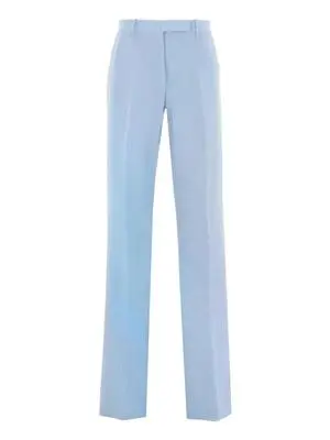 TOM FORD Sequin-embellished Straight-leg Trousers - Blue