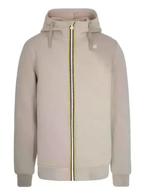 K-WAY Zip-up Hooded Jacket - Neutrals