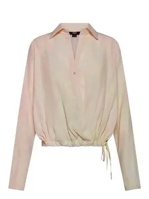 Seventy Drawstring-hem Blouse - Neutrals